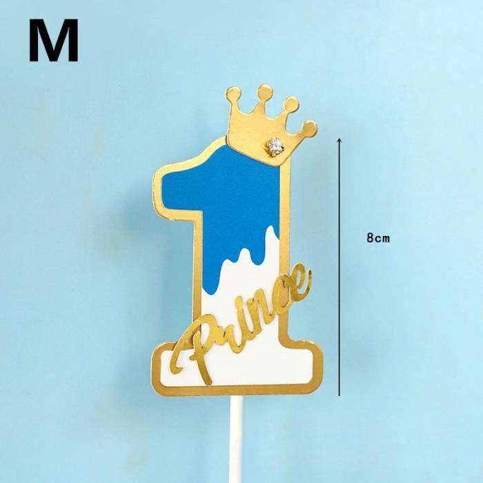 FIGURINE DECOR DE GATEAU,13--Décoration de gâteau avec chiffres 1-2-3 ...