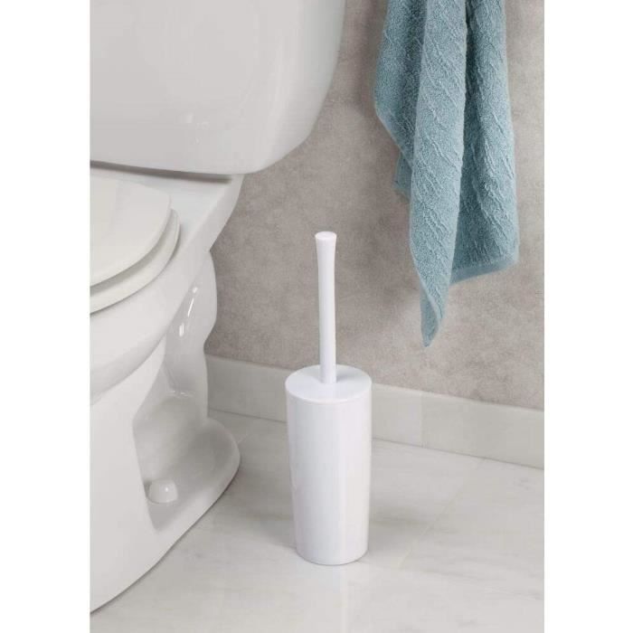 LI-brosse WC en plastique – balayette WC classique pour salle de bain ...