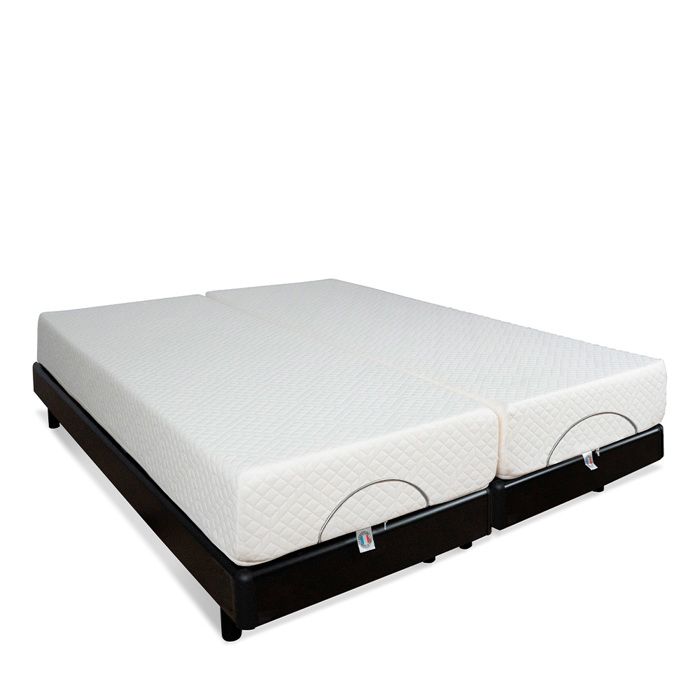 Ensemble Duo Matelas Mousse Accueil Mémoire de forme + Sommiers ...