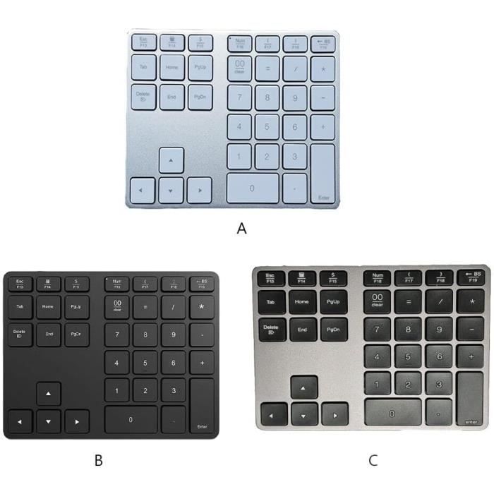 Mini Clavier Portable De Bureau Clavier Numérique Pour Ordinateur ...
