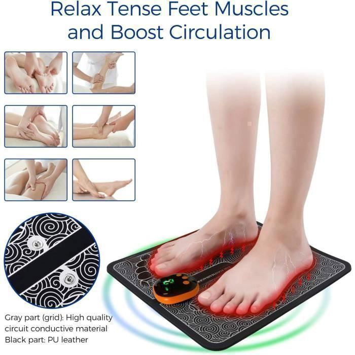 Appareil Massage Pied,EMS Massage Electrique des Pieds, Massage pieds ...