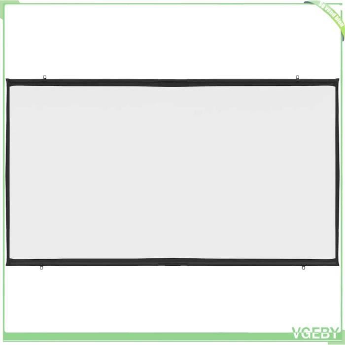 VGEBY Écran de projection mural 90 pouces 16:9 - 7894202907891 ...