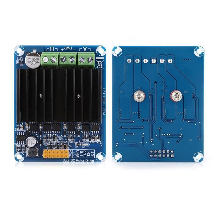 Module pilote moteur - YOSOO - DBH-12V - 5-12V - 0A-30A - Freinage ...