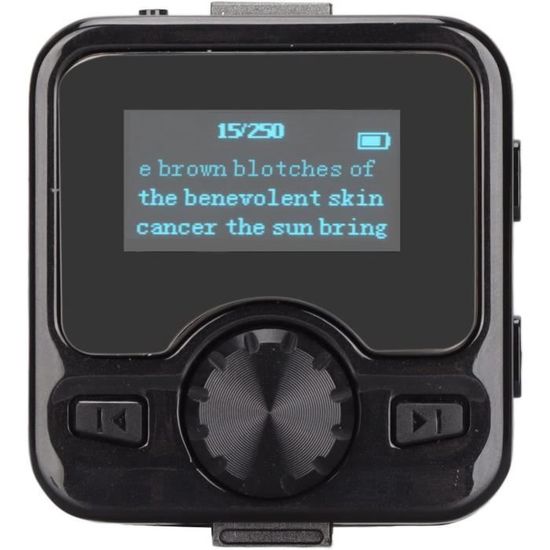 Mini Lecteur MP3 Bluetooth, Lecteur de Musique HD à Réduction de Bruit ...