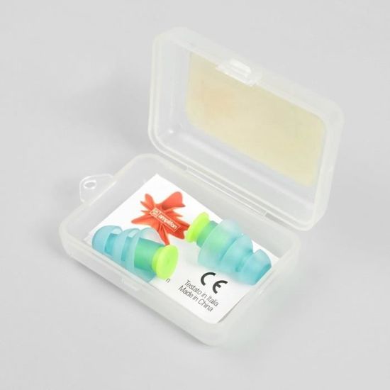 Protections auditives,Bouchons d'oreille en Silicone souple,1 paire ...