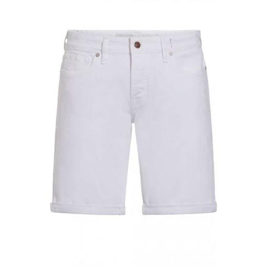Short blanc en jean - Guess jeans - Homme Blanc - Cdiscount Prêt-à-Porter