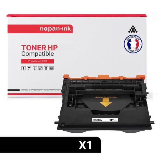 NOPAN-INK - x1 Toner HP CF237A compatible HP LaserJet EnterpriseM607n ...