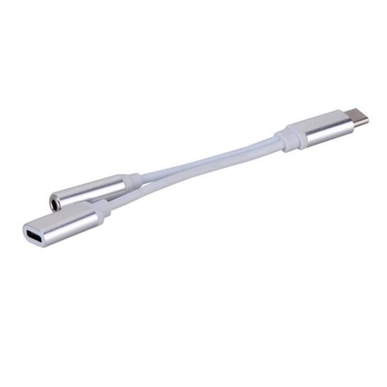 ADAPTATEUR RESEAU,white Adapter--Adaptateur de casque pour Huawei P20 ...