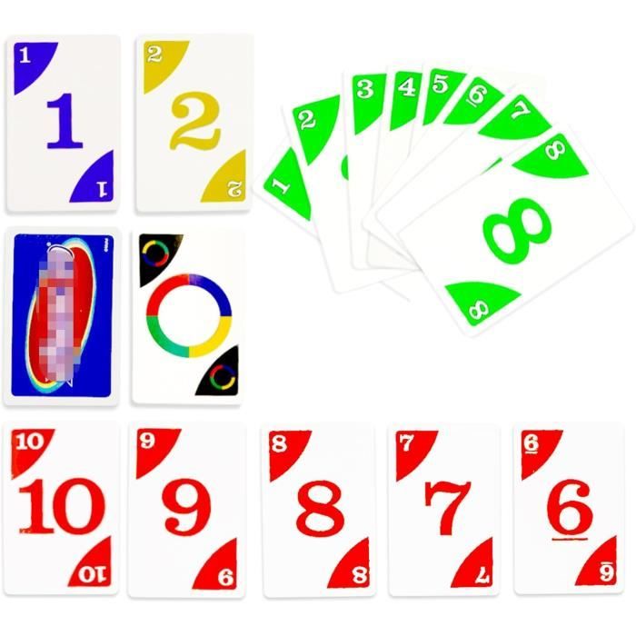 Jeux de Carte Party Jeu de Cartes Jeu de Cartes Familial Ensemble de ...