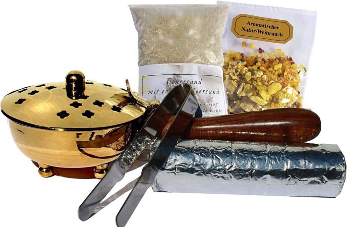 Fumoir Kit De Fumage Pour Fumage De L'Encens En Résine Avec Encens Et ...