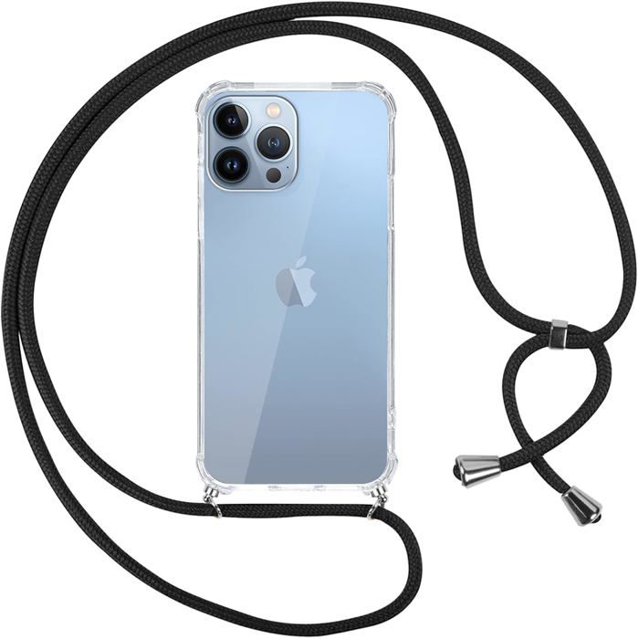 Collier Coque Pour Iphone 13 Pro Max Avec Cordon Rglable Lanyard Housse ...