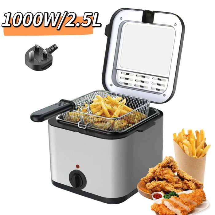 Friteuse Électrique avec panier à friture - 1000W - Capacité 2,5L - 0% ...