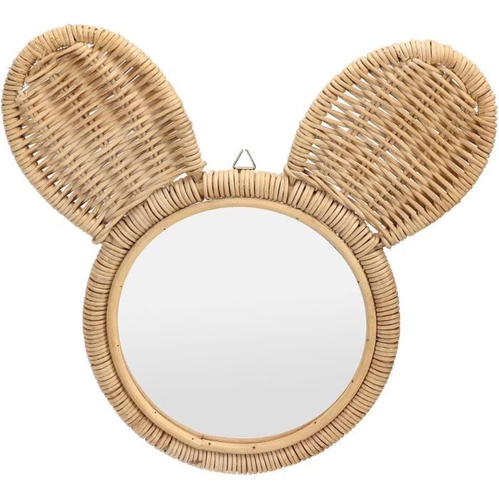 Miroir Suspendu Haute Définition Rotin Miroir Mur Décoratif Miroir De ...