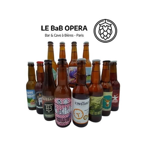 12 BIERES ARTISANALES - BOX DECOUVERTE - Assortiment de différents ...
