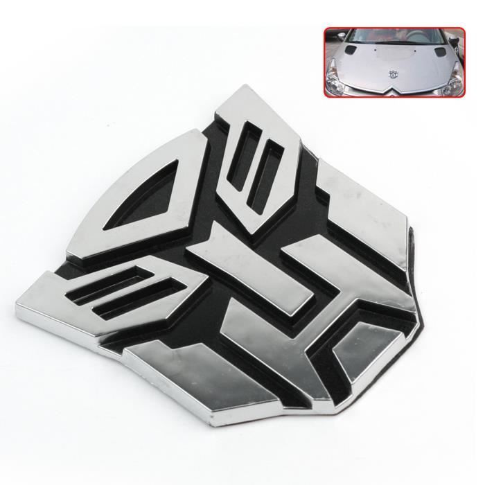 2x Sticker Décoration Auto Autocollant 3D Transformateurs Autobot ...