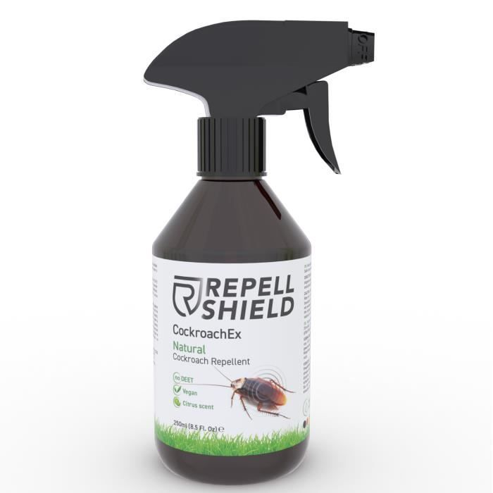 RepellShield Produit Anti Cafard Naturel - Usage Intérieur et Extérieur ...