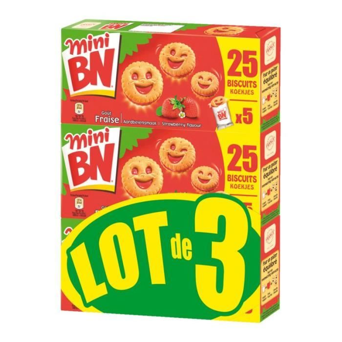 BN Mini Gouter fraise 3x175g - Cdiscount Au quotidien