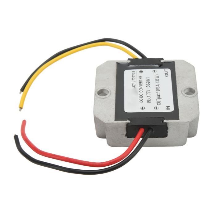Cikonielf Module Buck DC Module DC Buck, 72V (30-90V) vers 12V 3A Carte Convertisseur de Tension ...