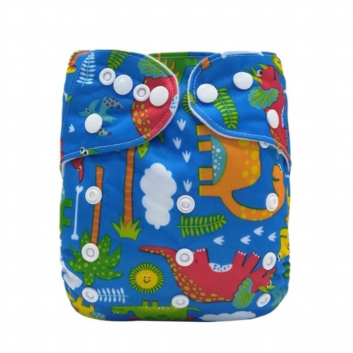 Couche en tissu réutilisable pour bébé imprimé couverture de couche en ...