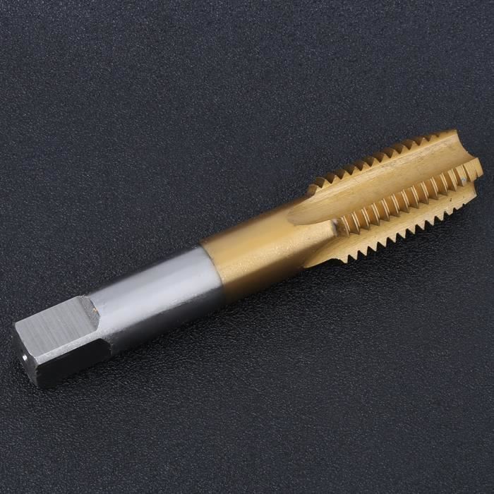 Duokon Taraud hélicoïdal Outil à main de foret de taraud à flûte droite ...