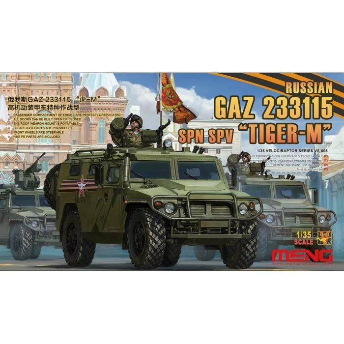 Maquette véhicule militaire : Russian Gaz 233115 Tiger-M SPN SPV aille Unique Coloris Unique ...