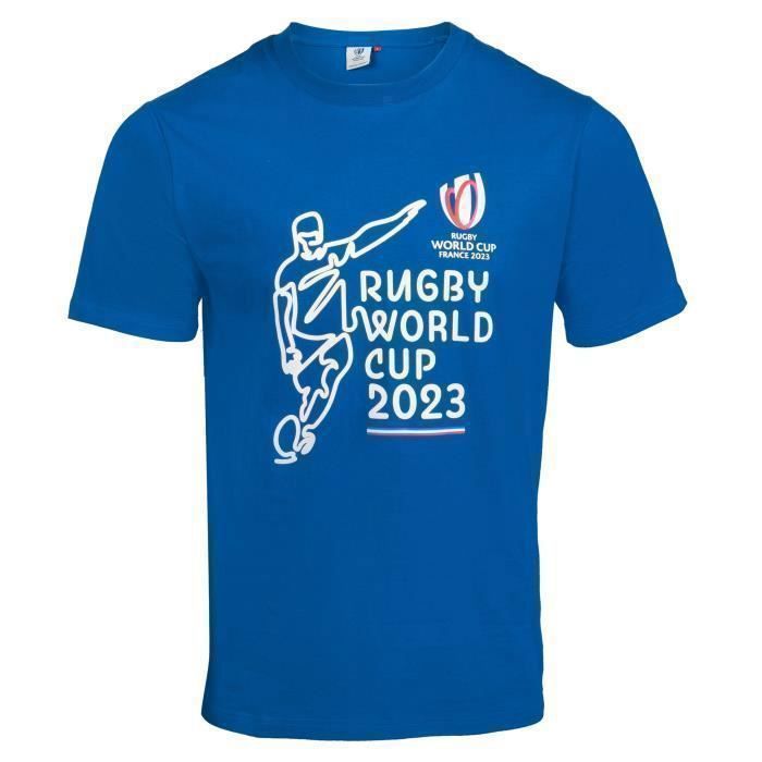 T-shirt Rugby - RWC - Coupe du Monde 2023 - Bleu - Homme - Adulte ...