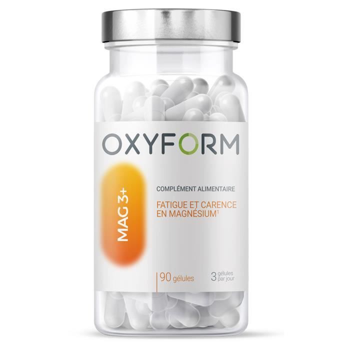 Oxyform Mag 3+ Complément Alimentaire Magnésium Bisglycinate Vitamine ...