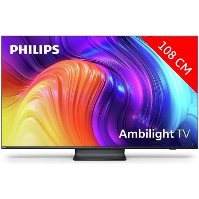 PHILIPS TV LED 4K 108 cm 43PUS8887/12 THE ONE 100Hz - Cdiscount TV Son ...