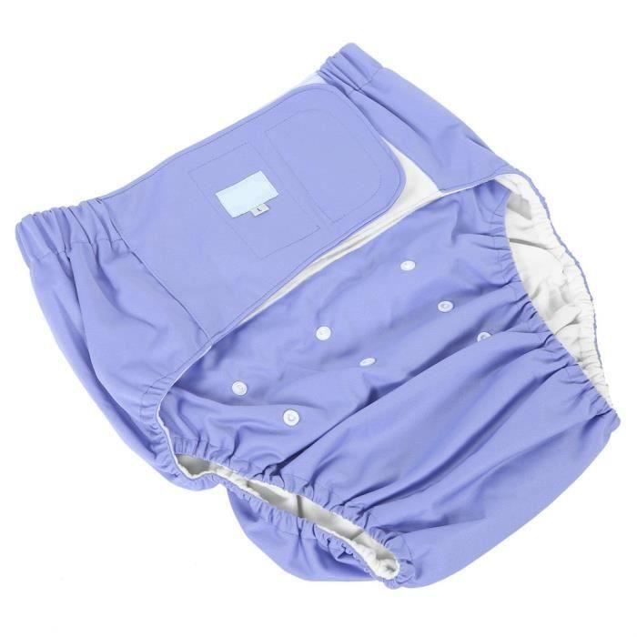 Gift-Fydun Couche adulte Couche-culotte ajustable lavable pour ...