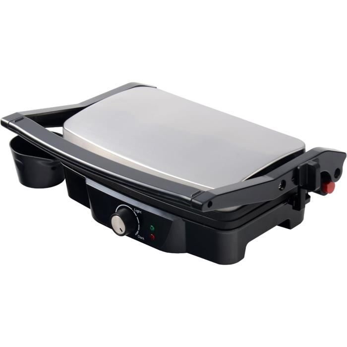 Grill Électrique Professionnel 1500W Pour Sandwichs Et Piadine Avec ...