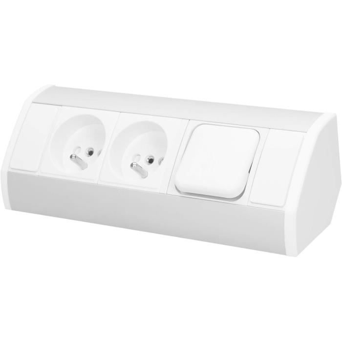 Gm 9002-W G Multiprise Electrique D'Angle Avec Disjoncteur Pour Cuisine ...