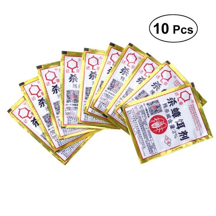 Boîte de 10 pcs Insecticide Efficace Cafard Poison Bugs REPULSIF ...