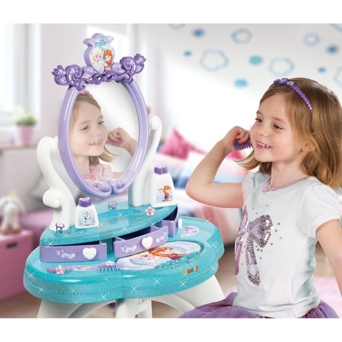 LA REINE DES NEIGES Smoby Coiffeuse 2 en 1 + Acs - Cdiscount Jeux - Jouets