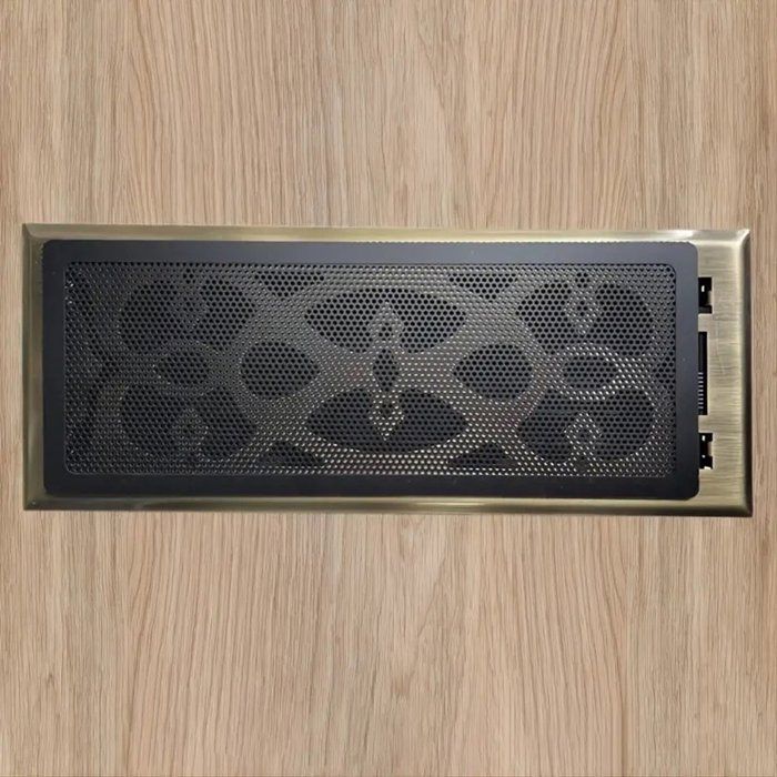 Hotte de sol aspirante en 2 pièces - Grille de ventilation magnétique ...