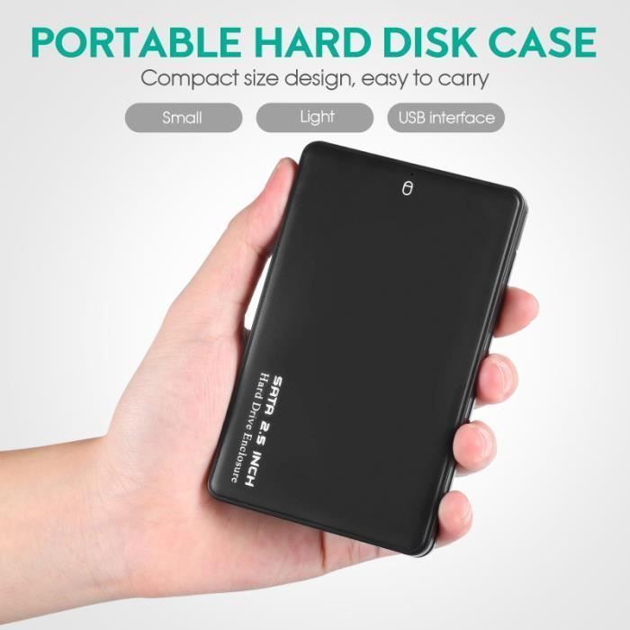 Disque dur Boîte HDD Coffrets HDD SATA Disque dur externe Disque dur ...