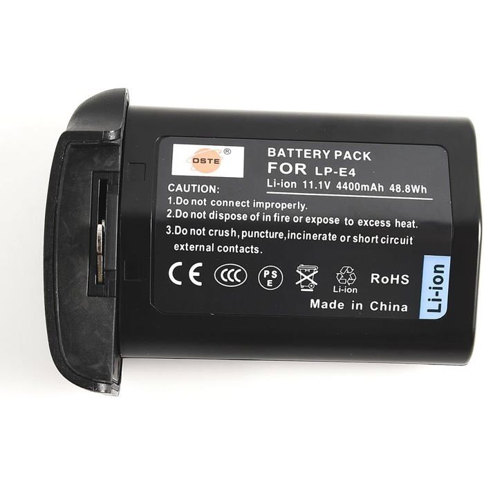 LP-E4 Batterie de rechange compatible avec appareil photo Canon EOS-1D ...