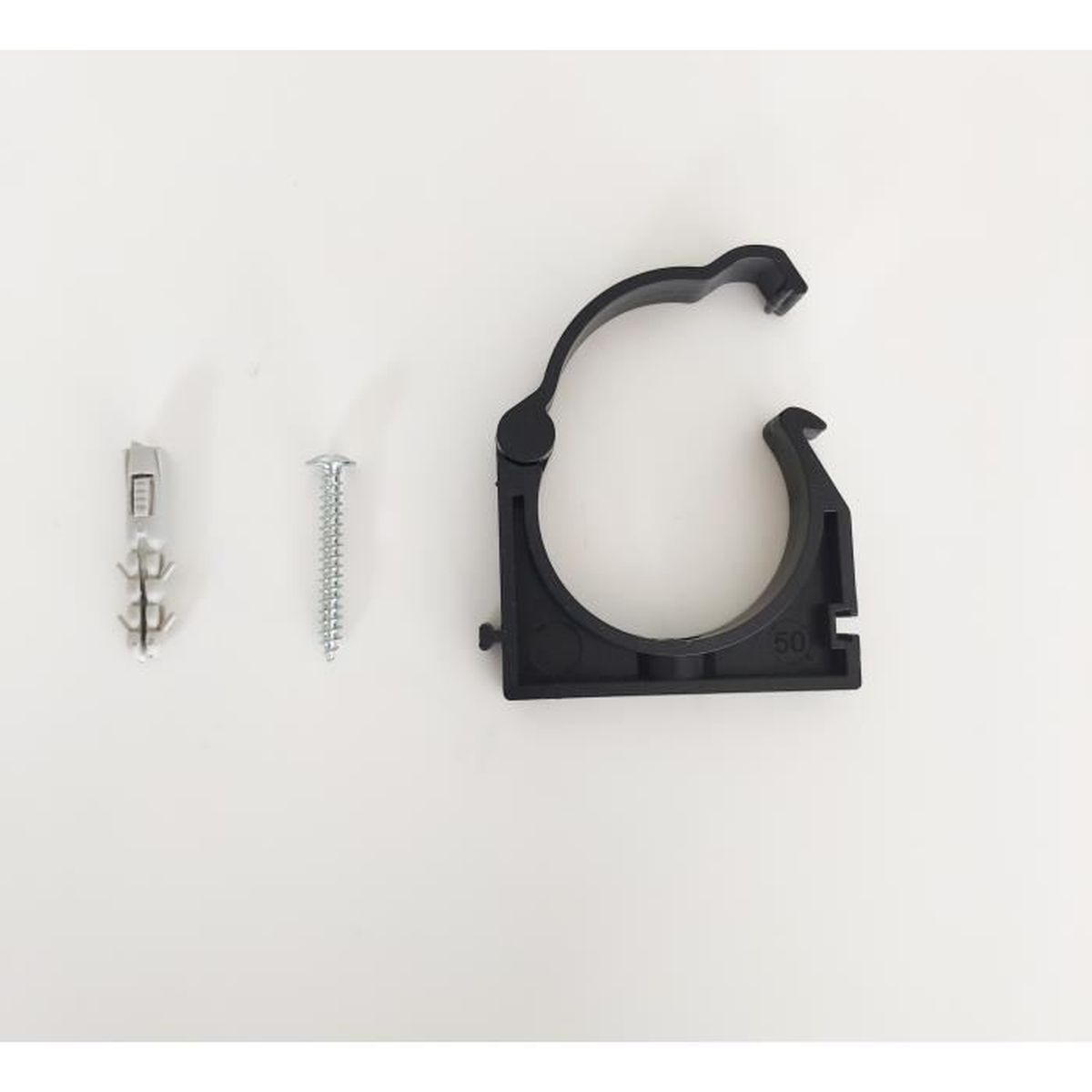Collier de fixation tuyaux PVC Clip PP 50mm 5cm 50 mm - Cdiscount Bricolage