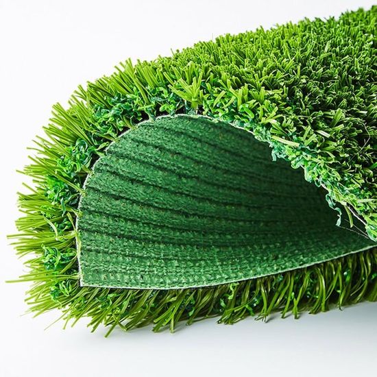 Green Gazon Artificiel Réaliste Faux Gazon 15mm Hauteur de Pile Tapis Gazon Artificiel Jardin ...