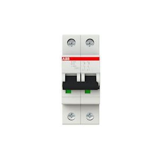 Disjoncteur modulaire - ABB - S200 - 2P - 4A - courbe D - 6000A/10kA ...