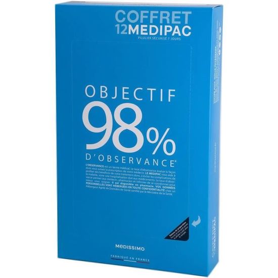 Coffret Medipac. 12 piluliers, 3 mois de traitement.[111] - Cdiscount ...