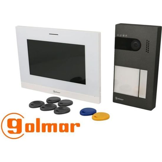 Kit visiophone 7'' professionnel - GOLMAR - GS5110/ART7 - Cdiscount ...