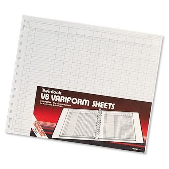 Rexel Twinlock Variform Multi-Ring Classeur V8 Recharge de feuilles de ...