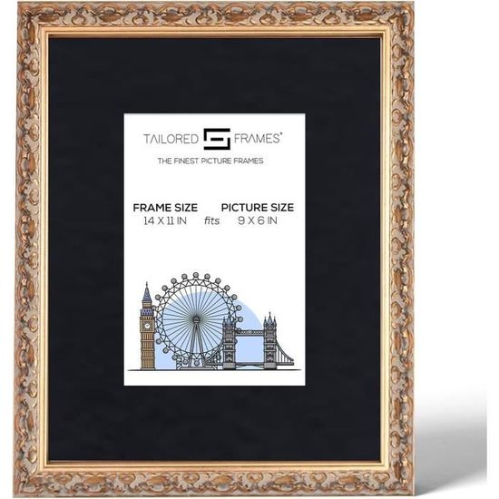 Sur Mesure Frames-Vienna Doré, Vintage Ornate Shabby Chic Cadres Photo ...