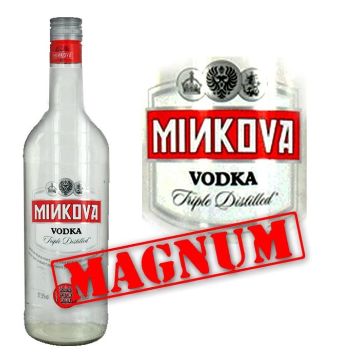 Minkova Magnum Vodka 150cl - La cave Cdiscount