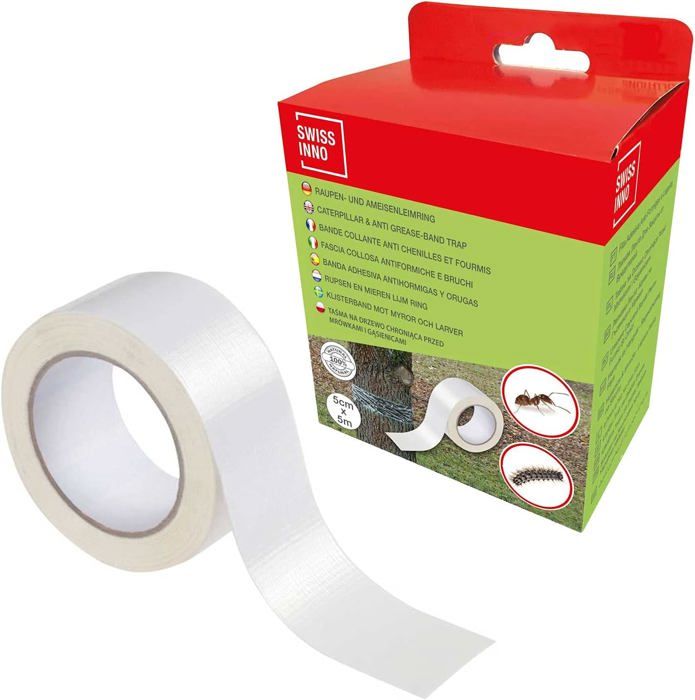 Bande Collante Anti Chenilles et Fourmis 5cm x 5m. Protection naturelle ...
