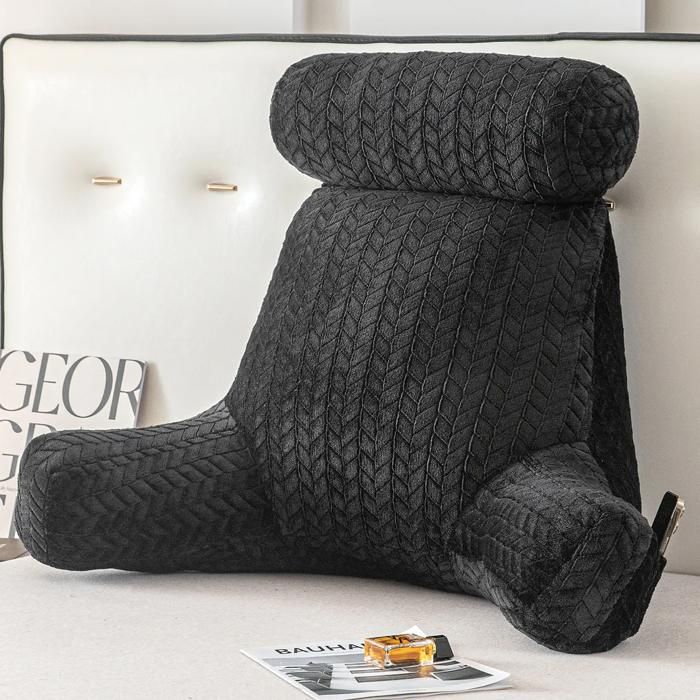 Coussin de dossier avec accoudoirs, coussin de lecture pour lit et ...