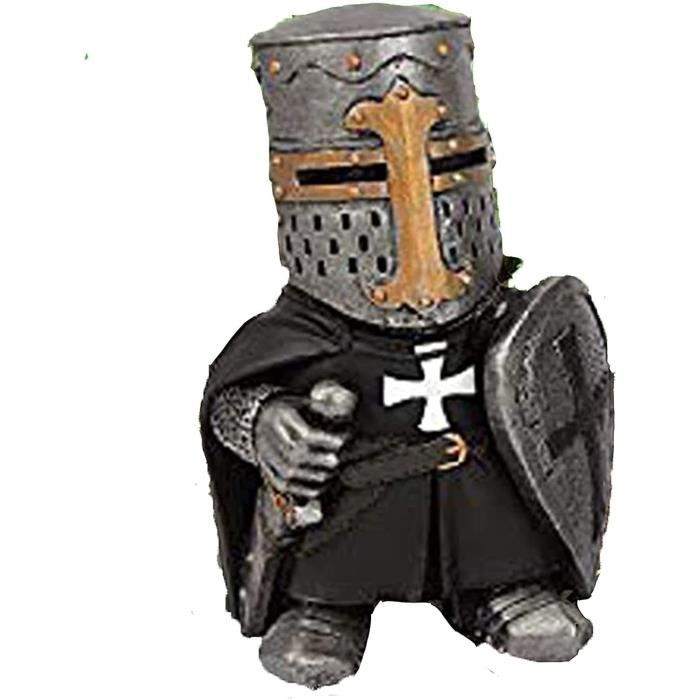 AJW-Figurine de nain de garde de chevalier Statue de nain Figurine de ...