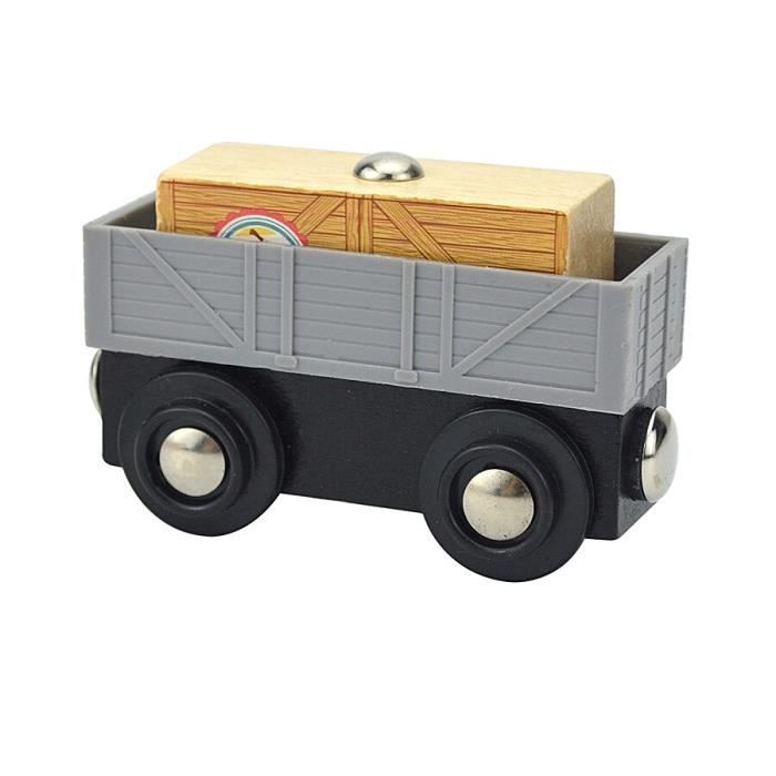 Jouet de Train magnétique en bois - E12 - Locomotive de voiture - Cadeaux pour enfants ...