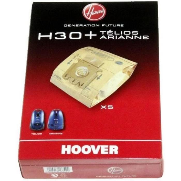 D'origine Telios Arianne Cylindre Aspirateur H30+ Sac À Poussière Pack ...