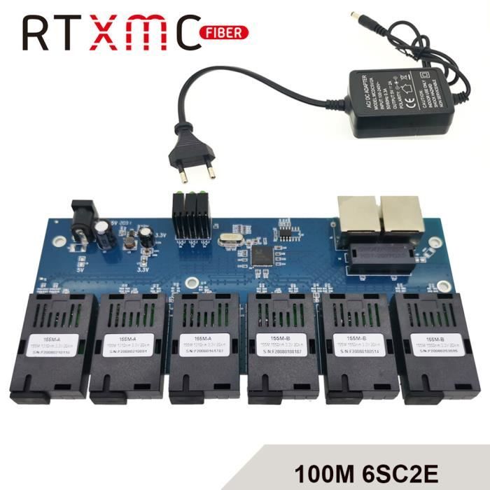 Fibre optique,Convertisseur de média en Fiber optique rapide ...